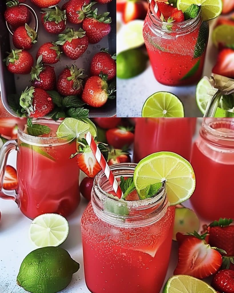 Erdbeerlimes Mit Was Mischen